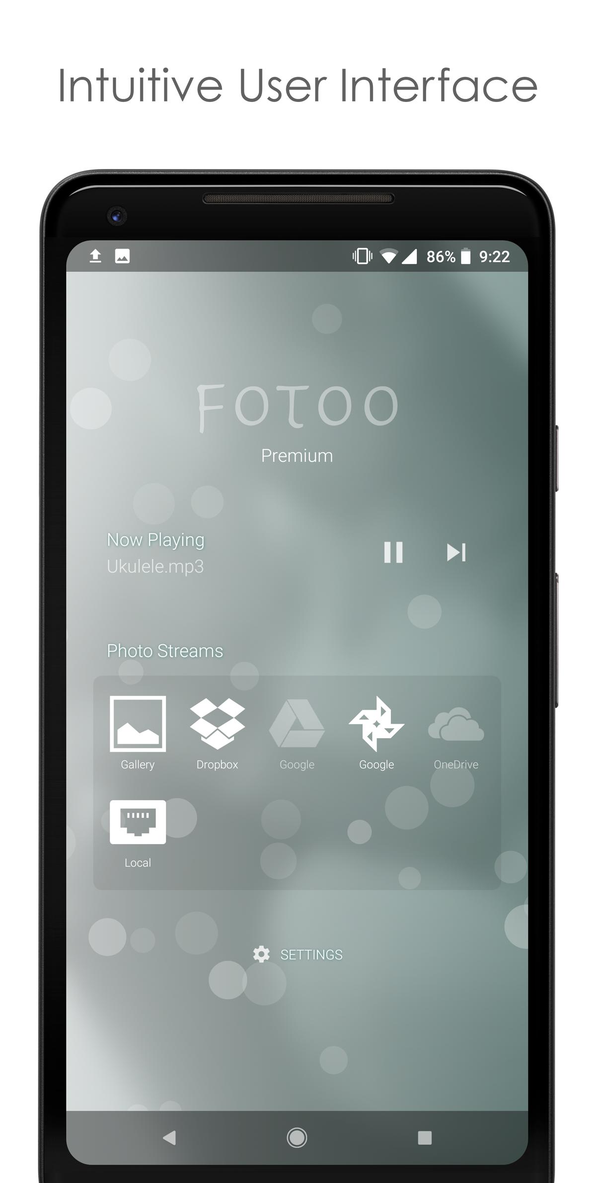 Fotoo - 디지털 액자 사진 슬라이드쇼 플레이어 - Mestore 앱