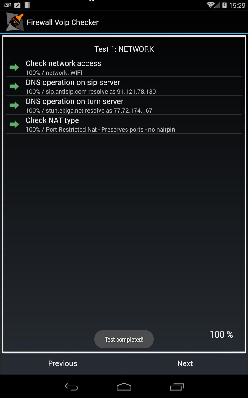SIP Voip Checker - Mestore 앱
