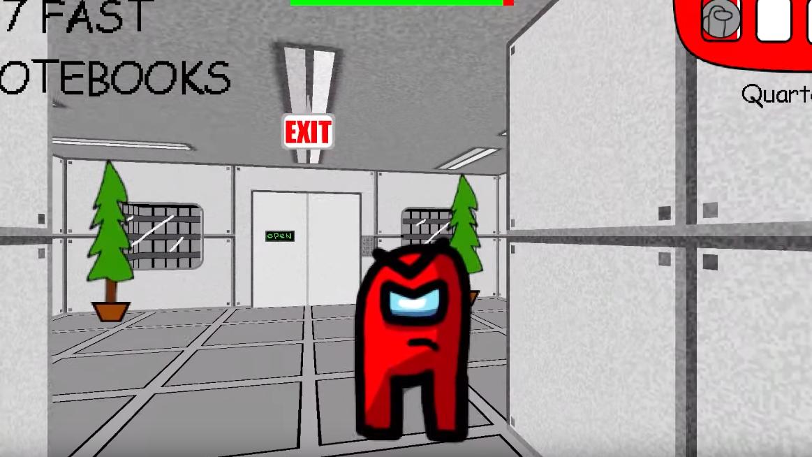 Red Baldi's Basics In Among Us - Mestore 앱