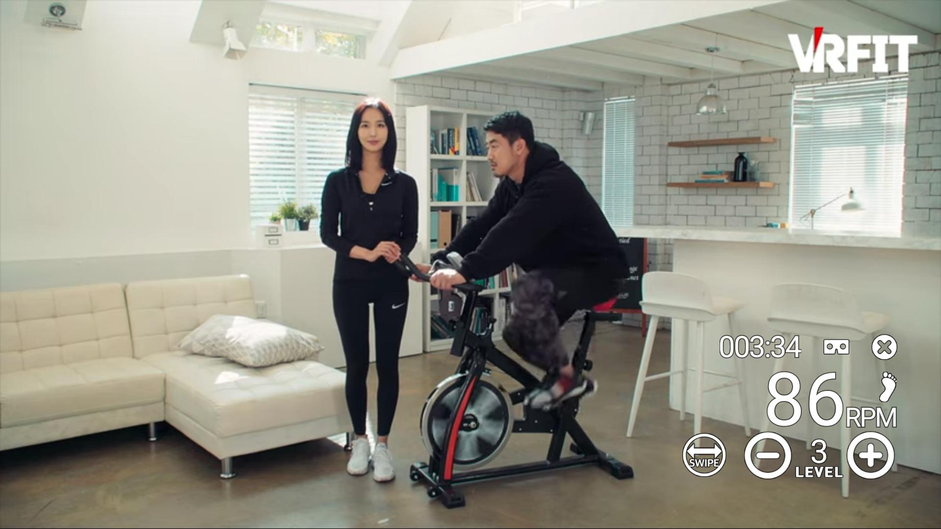 VRFit Cycle Pop, 실내용 자전거 RPM, Watt 표시기 - Mestore 앱