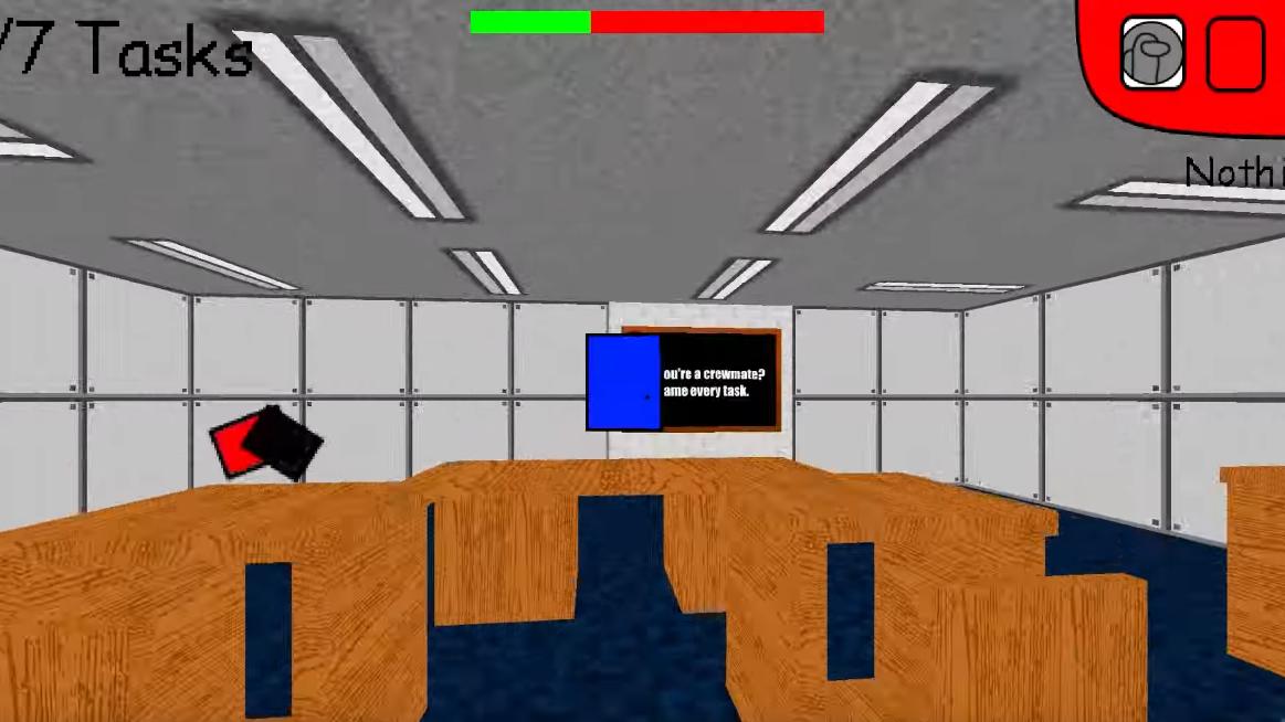 Red Baldi's Basics In Among Us - Mestore 앱